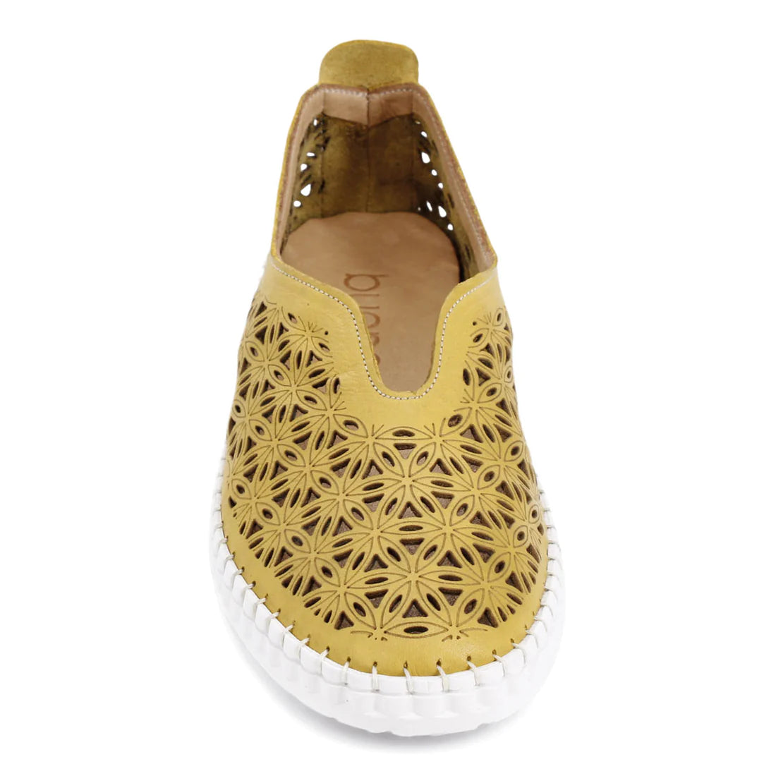 WOMEN'S BUENO DAISY YELLOW SLIP-ON SHOE – Omars Shoes