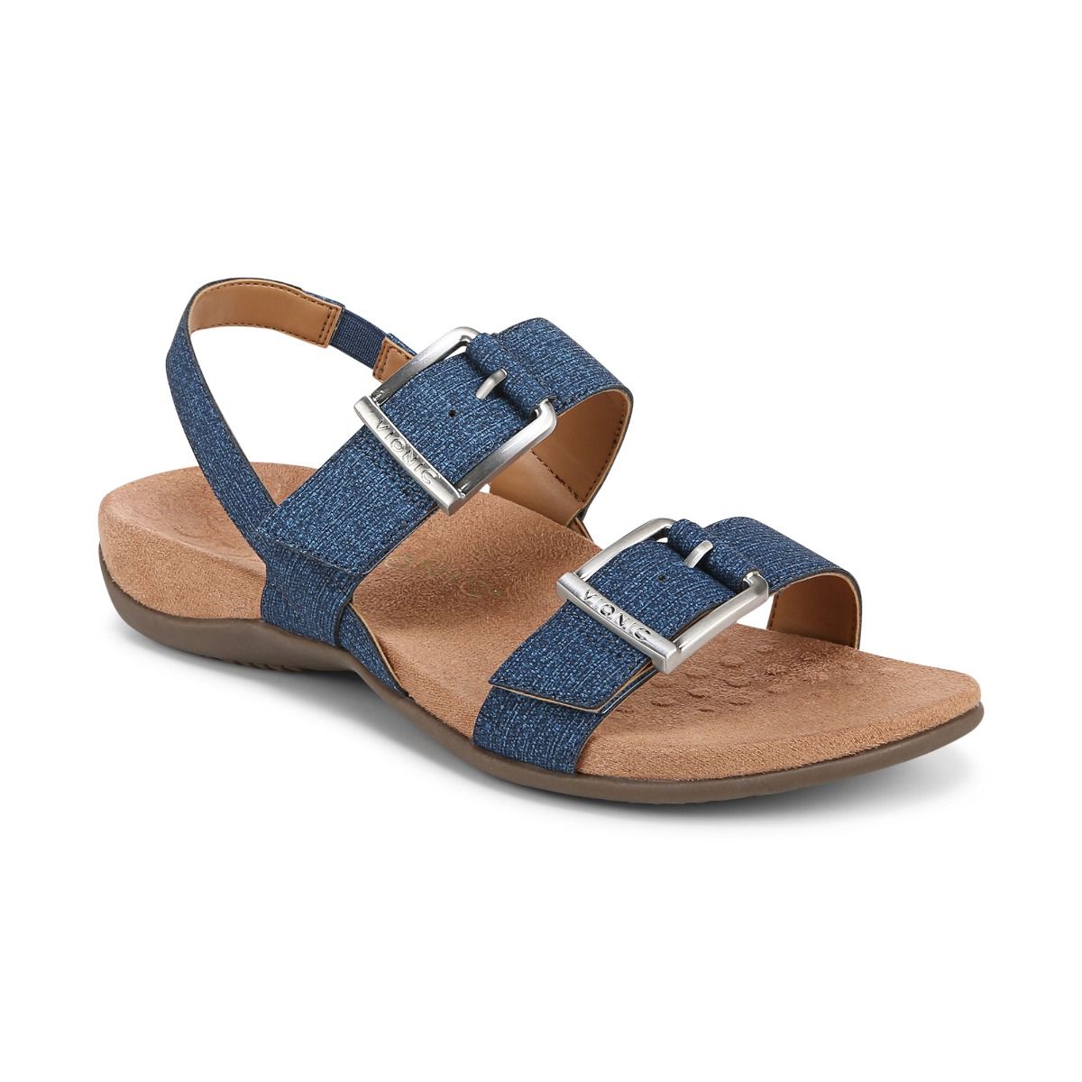 WOMEN'S VIONIC REESE SLINGBACK DENIM BLUE SANDAL – Omars Shoes