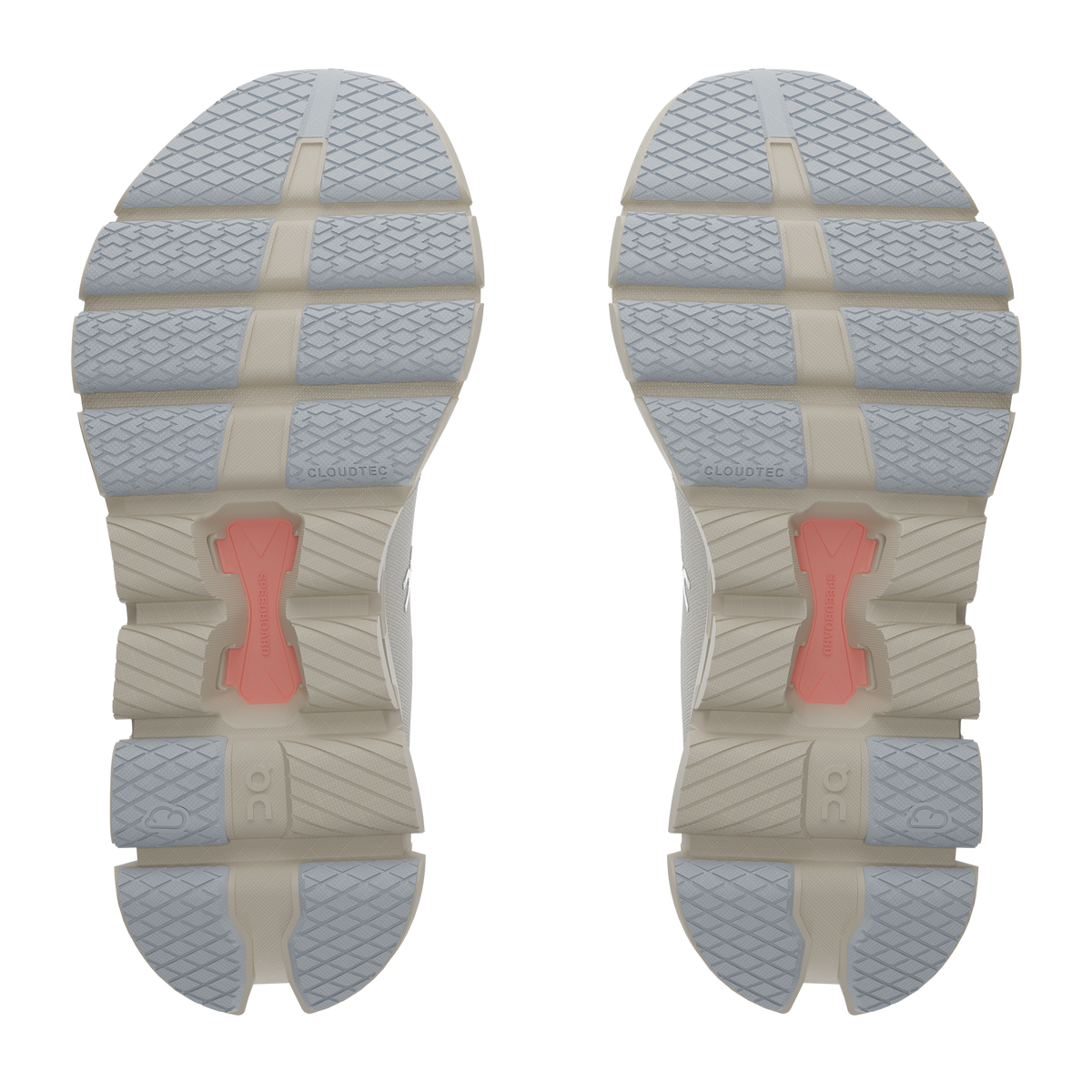 WOMEN'S ON CLOUD X 4 IVORY/SALMON SNEAKER – Omars Shoes