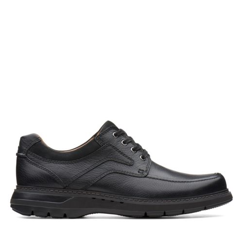 MEN'S CLARKS UN RAMBLE LACE BLACK SHOE – Omars Shoes